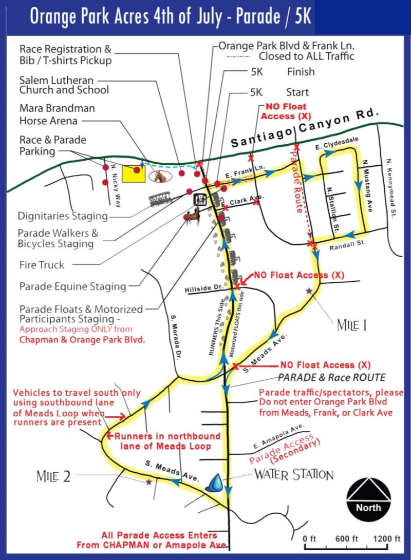 Orange Park Acres 5k - Orange Park Acres 5k July 4th Event